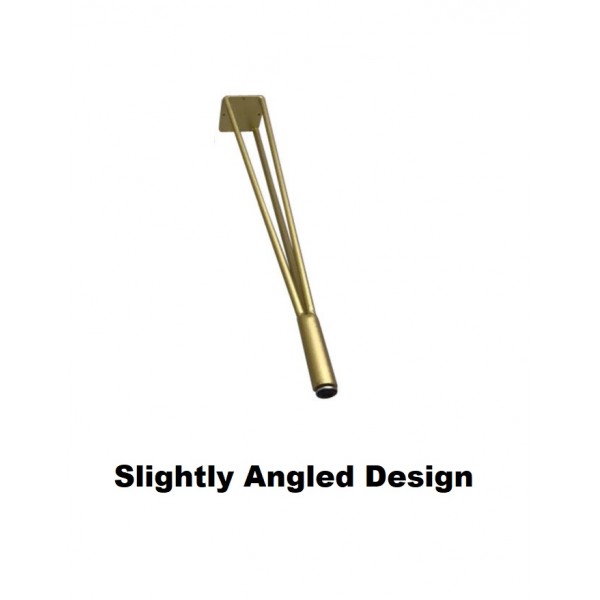 Set of 4 Kingsman Hardware 28-3/8 inch 3 Rods Hairpin Table legs, Heavy ...