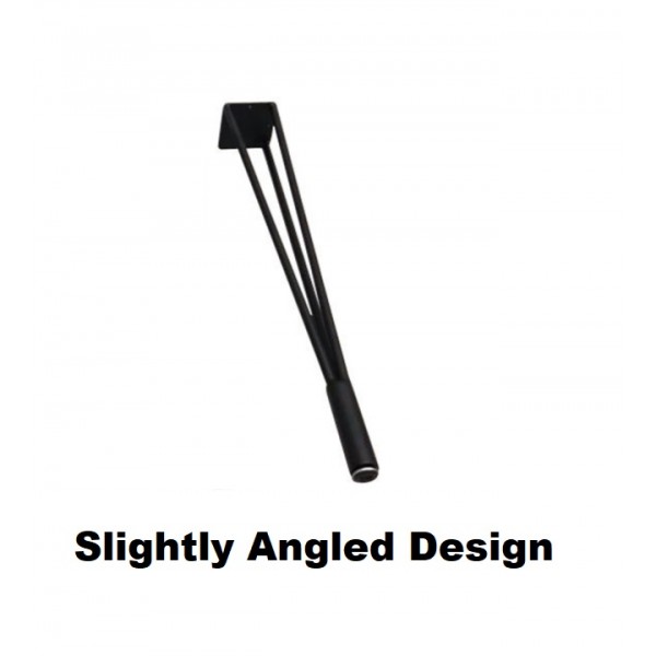 Set of 4 Kingsman Hardware 28-3/8 inch 3 Rods Hairpin Table legs, Heavy ...