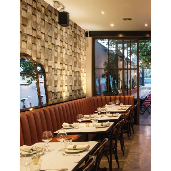 Solid Wood Natural Pine Square shape Wall Panel 10 sq ft / Box